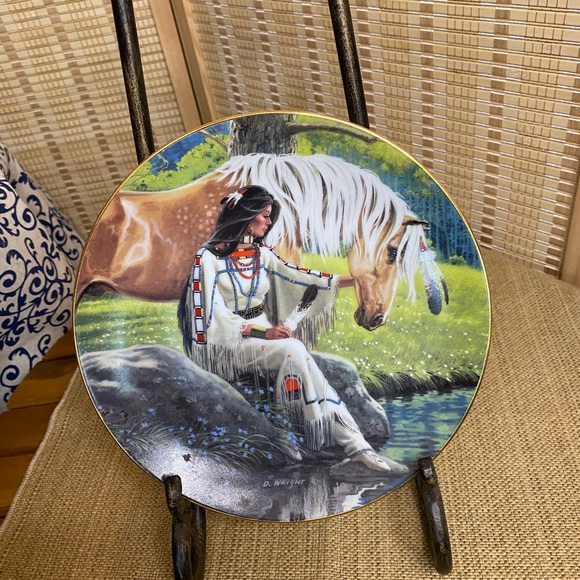 Accents | Vintage Hamilton Native American Plate | Poshmark